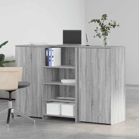 Recepční stůl hnědý dub 155x50x103,5 cm kompozitní dřevo 3324201