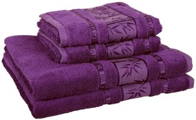 forbyt, ručník nebo osuška, new bambus line, tmavě fialový 30 x 50 cm