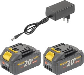 Procraft ATA-40C 2x20V SET - akumulátorový křovinořez (s 2x4,0 Ah akumulátory a nabíječkou)