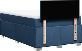 Box spring postel s matrací černá 120x190 cm textil 3285826