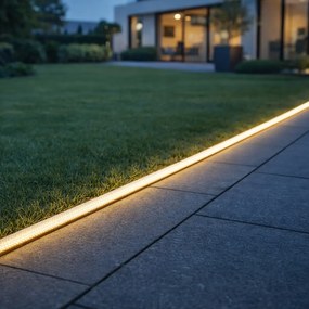 Světelný řetěz bílý se zástrčkou 3m vč. LED stmívatelný v Kelvinech IP44 - Ropy