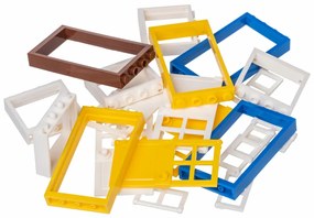 L-W Toys Kreativní set okna a dveře barevné
