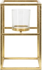 Svícen Elegant 25 cm zlatý