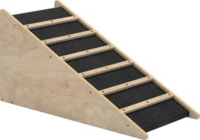 PawHut rampa pro psy protiskluzová pomůcka pro vstup do kufru auta do 20 kg pro středně velké psy 90x40x45cm lehká a stabilní | Aosom.de
