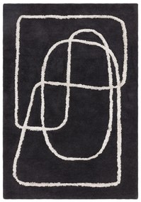 Tribeca Design Kusový koberec Sour Charcoal Rozměry: 160x230 cm