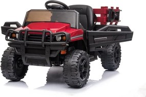 LEAN CARS Bateriové autíčko BDM0926 LED MP3 dálkové červené