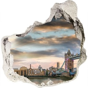 Wallmuralia Fototapeta díra na zeď Tower bridge Londýn 75x75 cm
