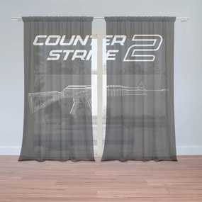 Sablio Záclony Counter Strike 2 AK: 2ks 150x250cm