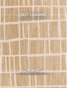 Krémový/v přírodní barvě kulatý vnitřní a venkovní koberec ø 200 cm Haringey Crouch – Ted Baker