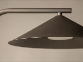 Hnědá kovová stojací lampa (výška 160 cm) Nocte – Micadoni