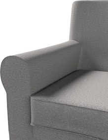 Potah na křeslo IKEA Ektorp Jennylund barva šedá látka pletený vzor