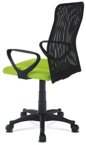Kancelářská židle, látka MESH zelená / černá, plyn.píst - KA-B047 GRN