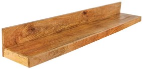 Designová nástěnná police Elegant 140 cm mango