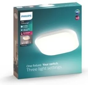 Stropní LED svítidlo Philips Canaval 32810/31/P0 18W Scene Switch 1500-750-150lm teplá bílá 2700K