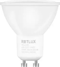 RETLUX RLL 448 GU10 3DIMM / 6W / 510 lm / 4000K - studená bílá / stmív