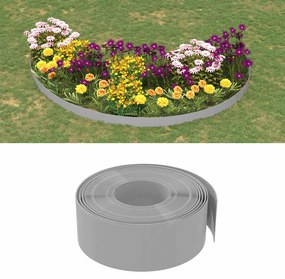 Travní lemy 5 ks šedé 10 m 20 cm polyethylen 3155455