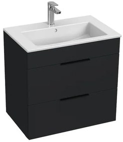 Jika Cube koupelnová skříňka s umyvadlem 65x43x62,2 cm antracit mat H4536021763521