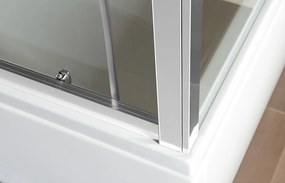 Polysan Deep sprchové dveře do niky 130 x 150 cm posuvné chrom čiré sklo MD1315