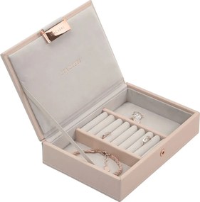 Krabička na šperky Stackers s poklicí mini světle růžová