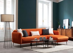 Hanah Home Rohová pohovka SEVILLA pravá oranžová 560ARE1107