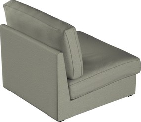Potah na neskládací křeslo IKEA Kivik barva šedá látka pletený vzor