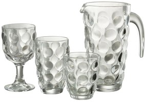 Transparentní sklenička s bublinami Loupe - Ø9*10cm / 300ml