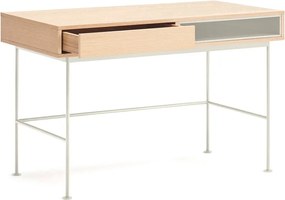 Pracovní stůl s deskou v dubovém dekoru 60x120 cm Yoko – Teulat