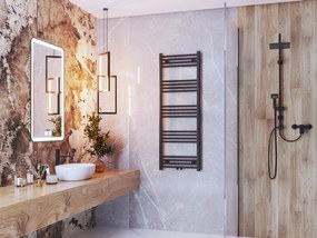 Gamma Erga Simple, topné těleso 1400x600 mm, 633 W, černá, ERG-LAV-SIMP-14060-BK
