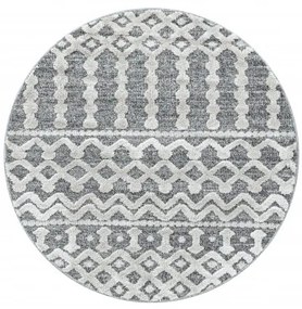 Ayyildiz koberce Kusový koberec Pisa 4710 Grey kruh - 80x80 (průměr) kruh cm