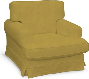 Potah na křeslo IKEA Ekeskog barva žlutá látka pletený vzor