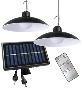 Milagro SADA 2x LED Stmívatelné solární závěsné svítidlo LED/6W/3,7V 2000 mAh IP44 + DO MI2231
