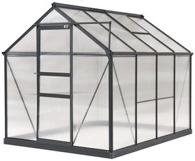 Hliníkový skleník Azalia  1,9 x 2,5 m CoverTech antracit