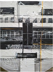 Fero Radačovský / Orol | Monoscope Rám: Dubový, Velikost: 40 x 30 cm