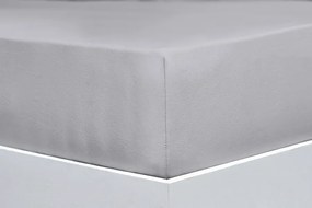 Florella Prostěradlo Avance Jersey Elastan Silber, 140-160x200-220 cm