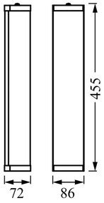 Ledvance - Koupelnové nástěnné svítidlo BATHROOM CLASSIC 3xE14/12W/230V IP44