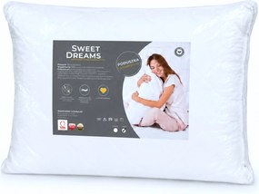 Prošívaný polštář Sweet Dreams 70x90 cm s výplní z dutého vlákna