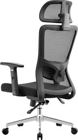 Kancelářská ergonomická židle Neoseat LORELI — černá, nosnost 150 kg