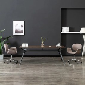 Otočná kancelářská židle taupe textil 3054829