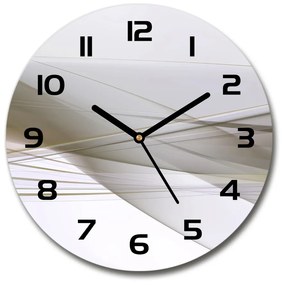 Wallmuralia Skleněné hodiny na stěnu Abstrakce fi 30 cm