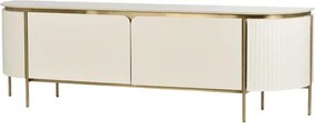 TV stolek Stilig ST120 200 cm ecru/zlatý/mramor