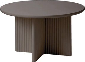 Taupe kulatý konferenční stolek ø 80 cm Palma – Unique Furniture