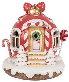 Perníkový domek s Led světýlky Gingerbread House - 14*12*14 cm/ 3*AAA
