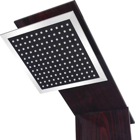 Sprchový panel set sklo hnědý 142374