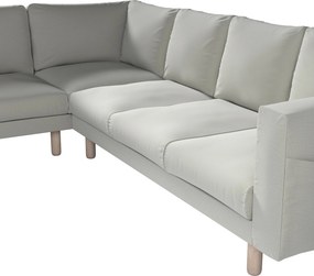 Potah na pohovku IKEA Norsborg rohová 5-místná barva zelená látka sametová