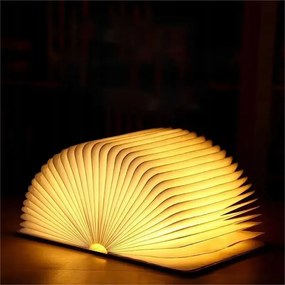 Led Book Light Kreativní dřevěná noční s možností nabíjení