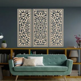Nástěnná dekorace třídílný panel mandala | SENTOP PR0514-A