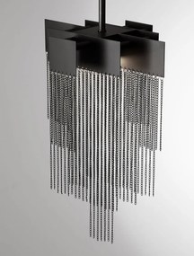 Matně černé ocelové LED stmívatelné závěsné svítidlo Revια – Nova Luce