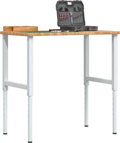 Pracovní stůl světle hnědý 100x60x(71,5–98) cm dub obdélníkový 3309702