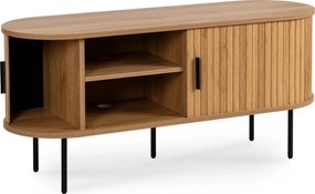 TV stolek Trish 120 cm dub přírodní/černý
