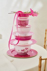 Pip Studio Jolie Flowers miska ∅12cm, růžová (miska z tenkostěnného porcelánu)